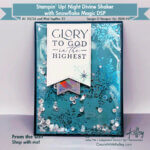 CWK features Stampin' Up! Night Divine Faux Shaker with Snowflake Magic ...